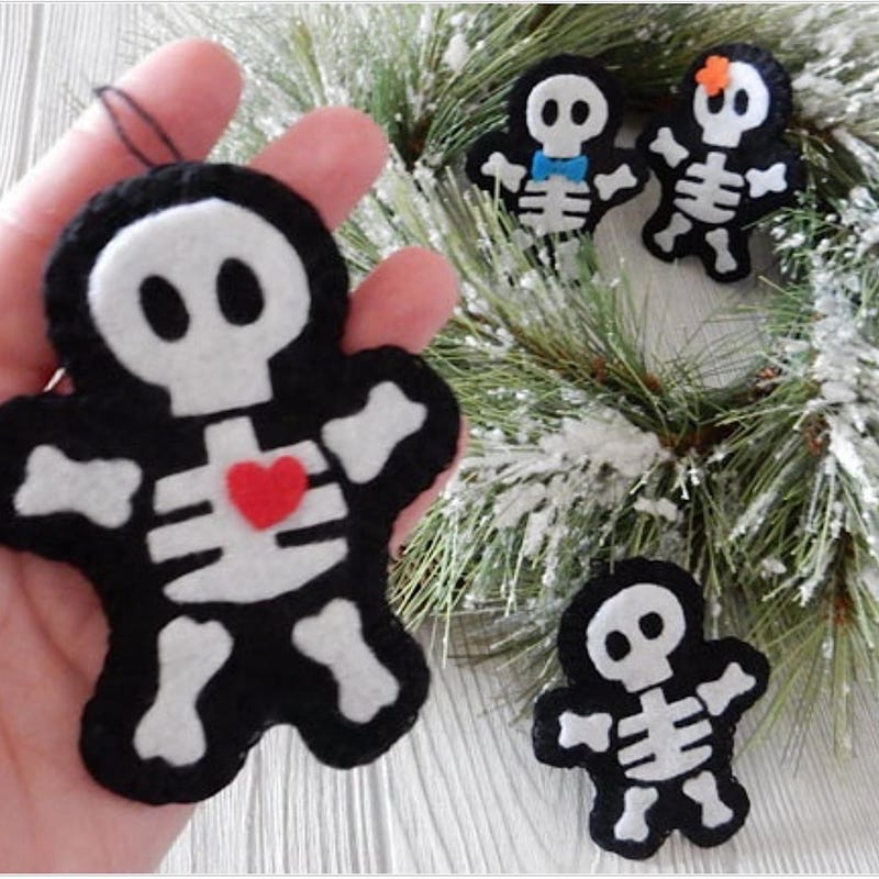 Halloween Felt Ornaments - Etsy