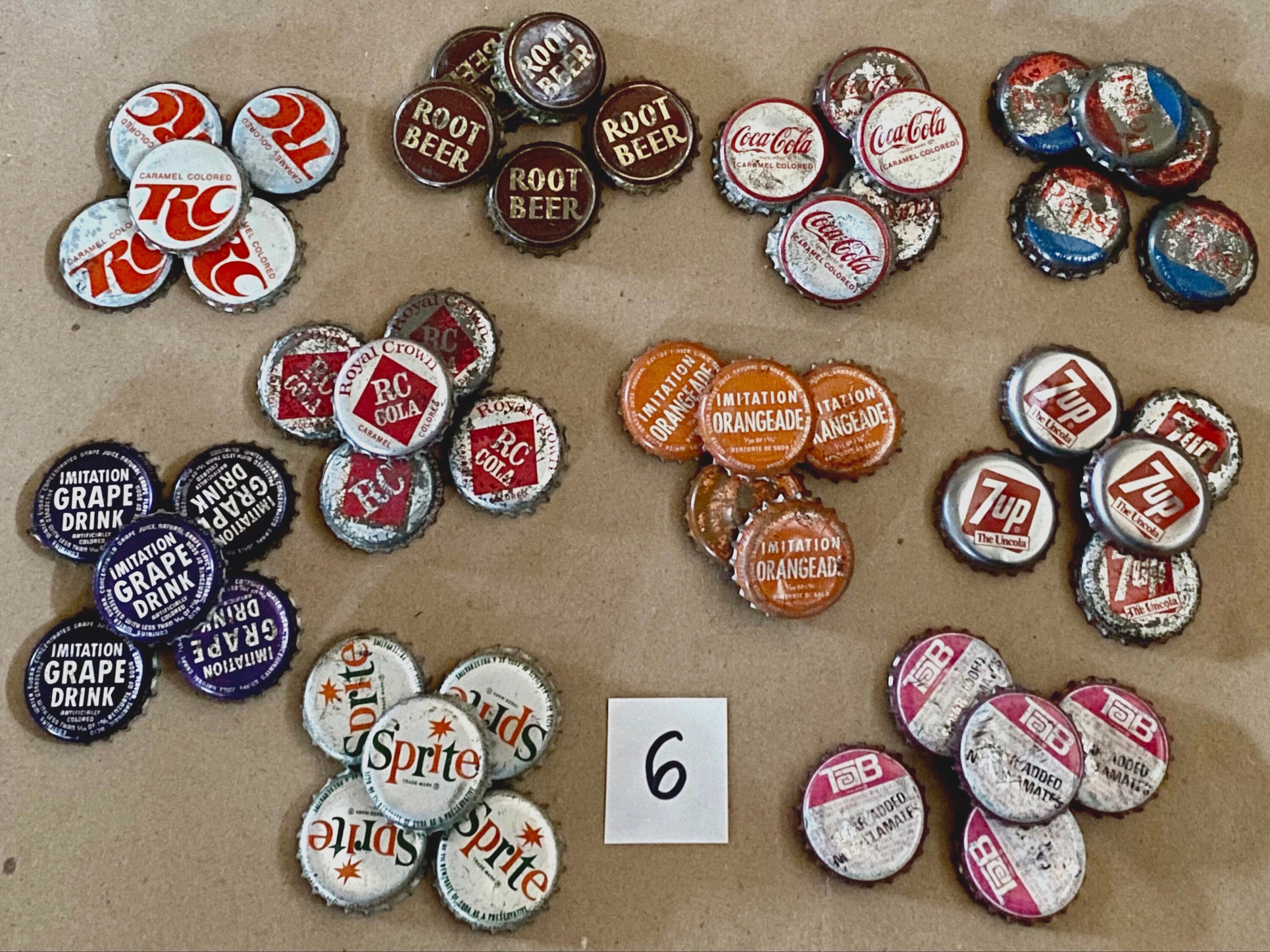 Bottle Caps Vintage Soda Pop Old Bottle Caps Cork Lined Bottle Caps ...