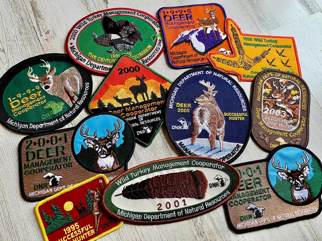 Hunting Patches - Michigan DNR - 1995 1998 1999 2000 2001 2003 2005 ...
