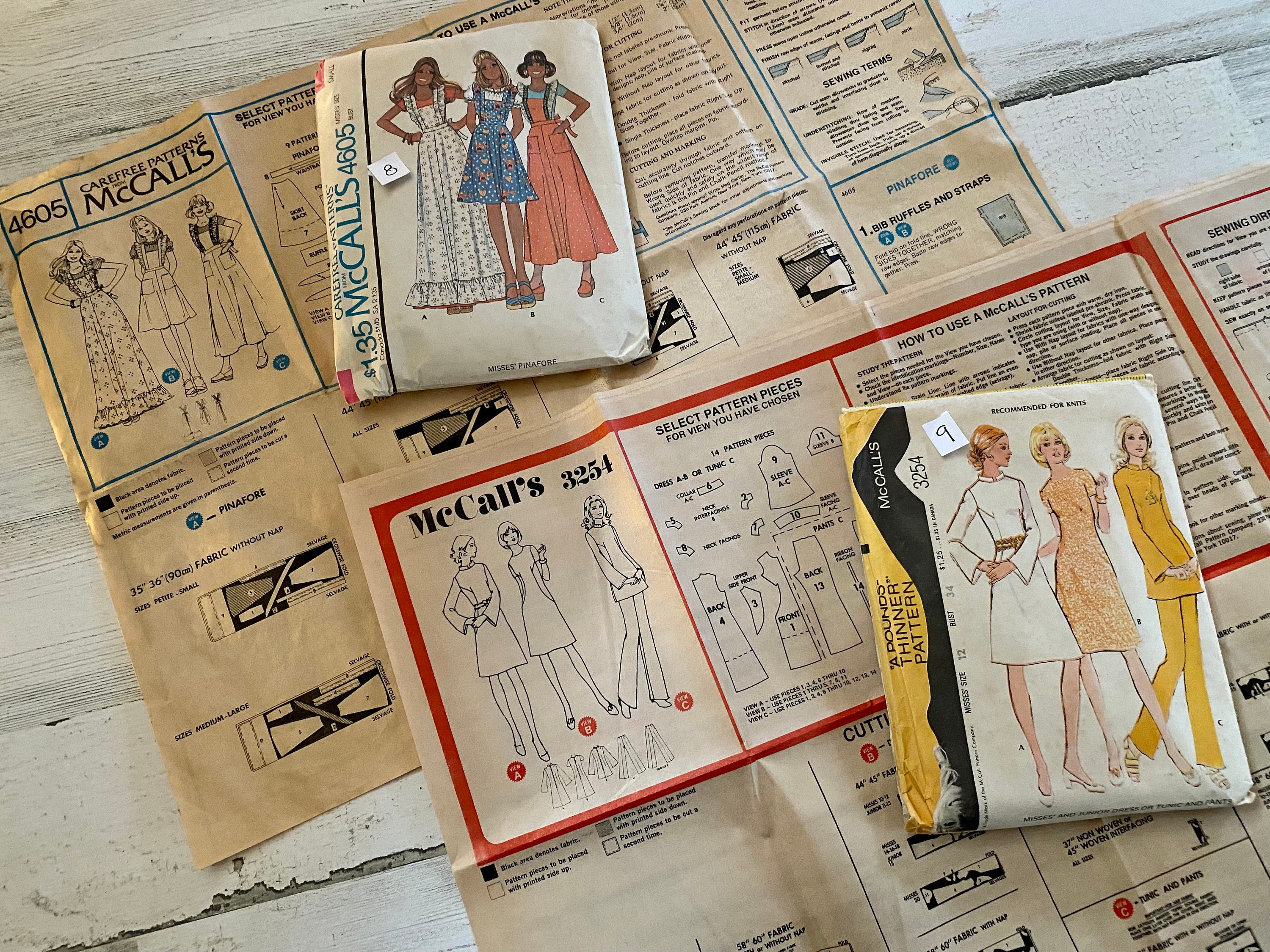 Vintage Sewing Patterns Mccalls, Butterick, Simplicity Jumpsuit ...