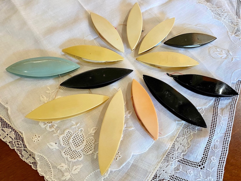 Antique Tatting Shuttles Celluloid Shuttlecock Vintage Sewing Lace ...