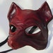 Goat Mask Handmade in Black Leather Horn Costume Cospaly Larp ...