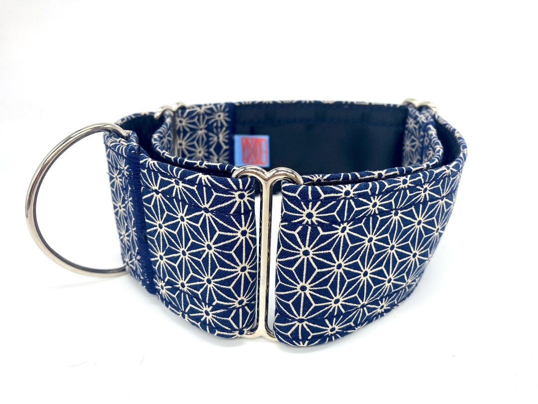 ASANOHA Pattern Martingale Dog Collar - Anime-inspired, Anti-escape ...