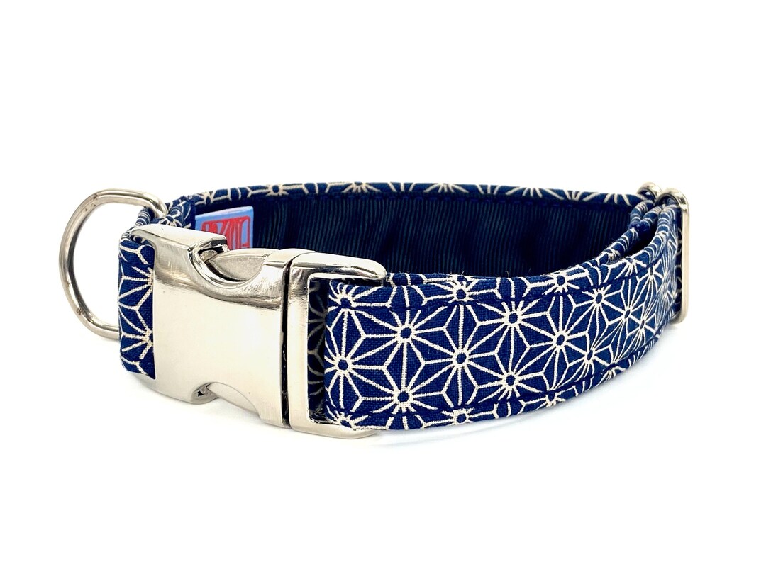 ASANOHA Japanese Dog Collar - Traditional Anime-inspired, Made to Order ...