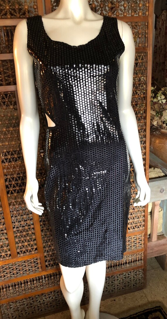 80s vintage shiny black - Gem