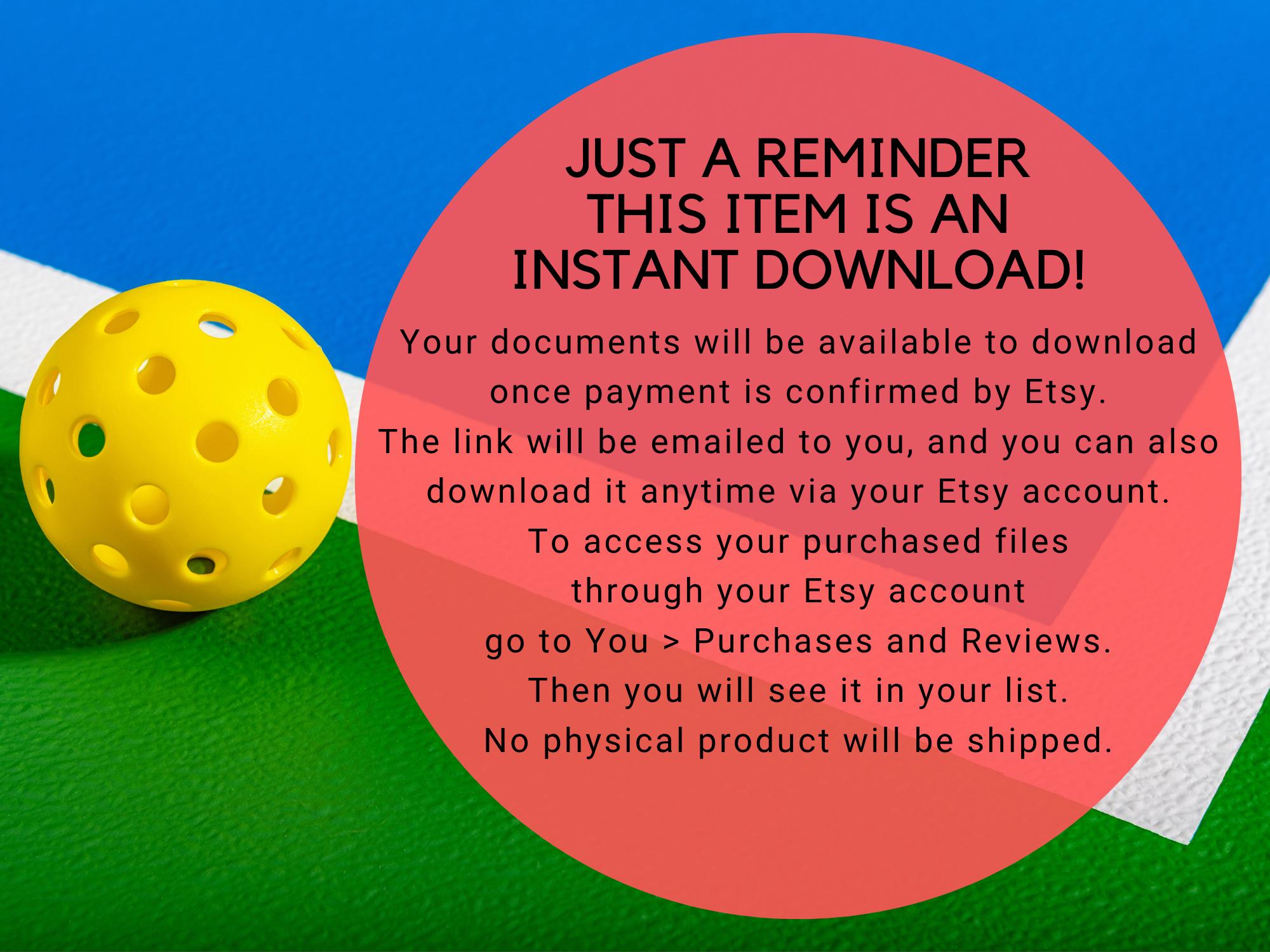 PICKLEBALL Themed Activity Book for Kids Aged 4-8 Years Old, Printable ...