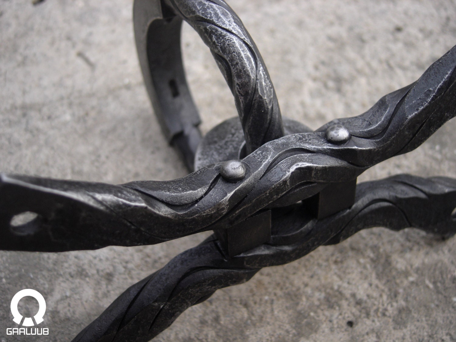 Hand forged ring pull / Door knocker / Cabinet hardware / | Etsy