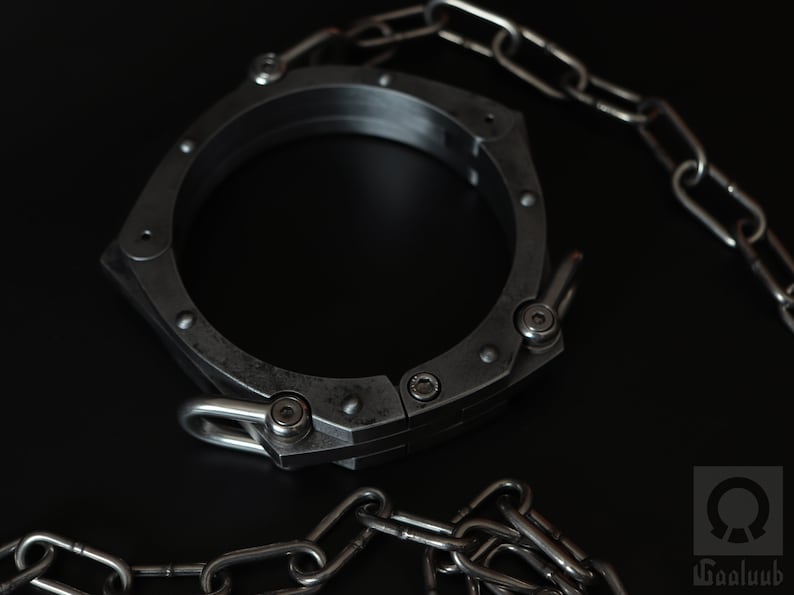 Metal BDSM Collar Heavy iron neck shackle BDSM dungeon | Etsy