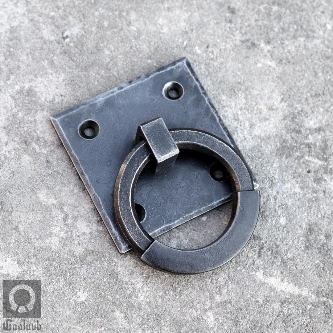 Wrought Iron Ring Pull Handle, Wall Mounted BDSM Tie Down Ring, Bondage Hard Point - Etsy