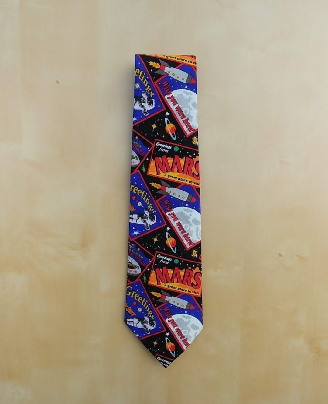 Spacewalk Glow in the Dark Necktie to the Moon Necktie Outer - Etsy