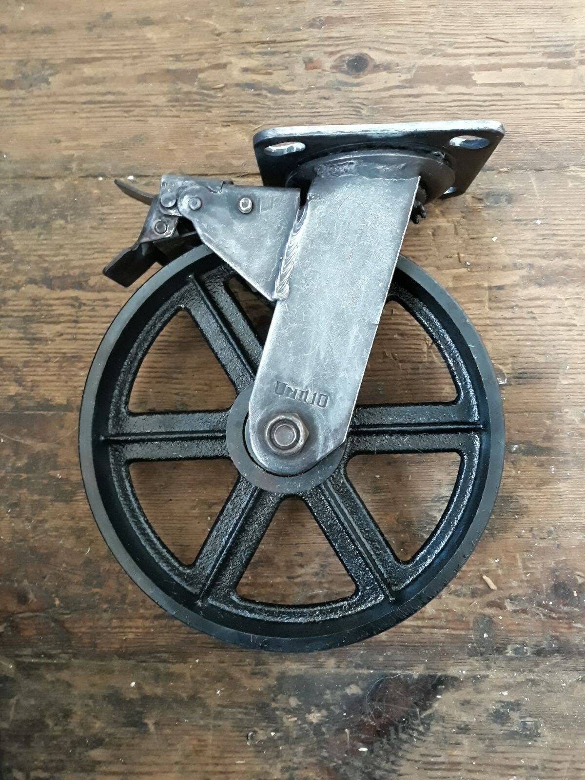 Vintaged Cast Iron Castor Industrial Swivel Caster 4 - Etsy