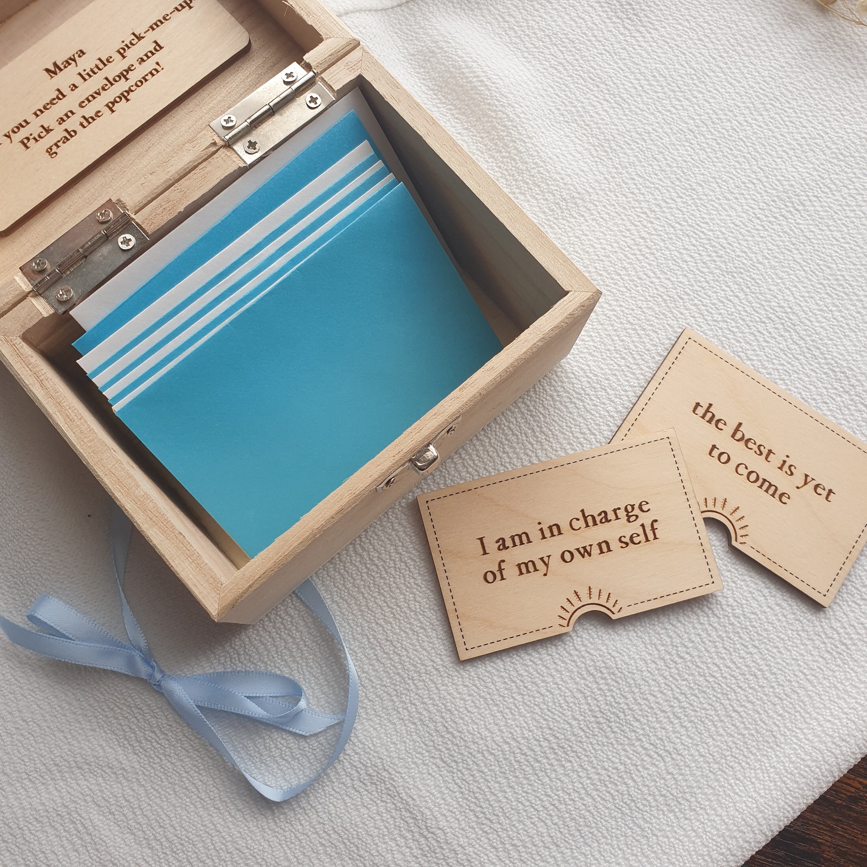Personalisierte Affirmation Box Positive Mental Health - Etsy.de