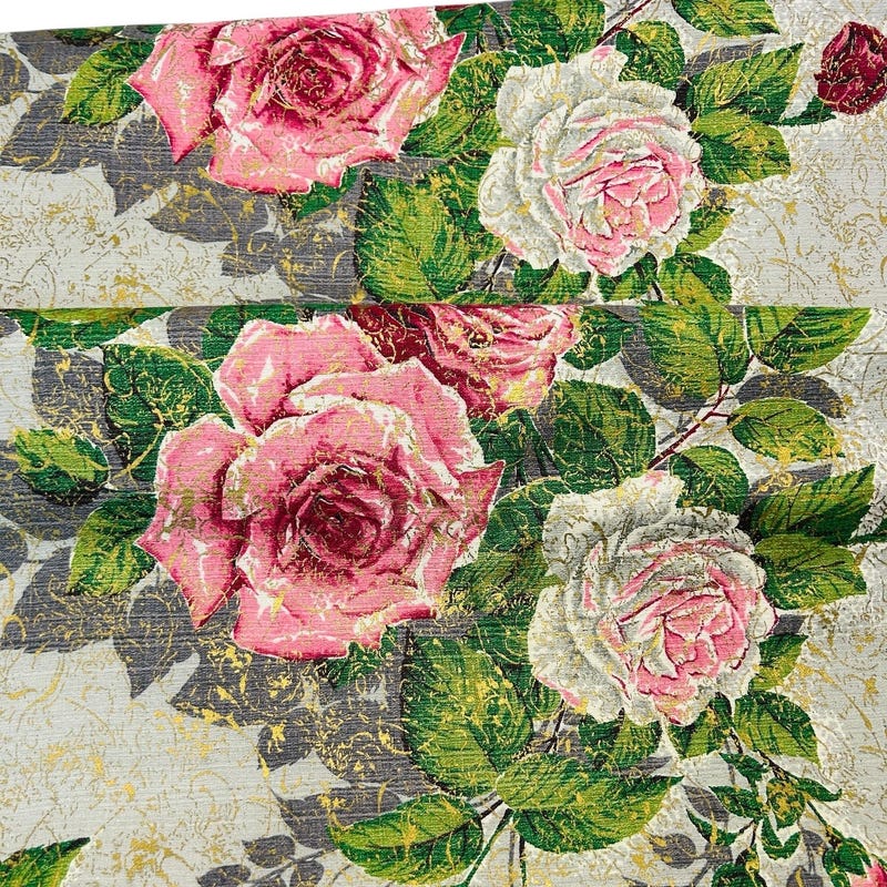 Cabbage Rose Pillow - Etsy