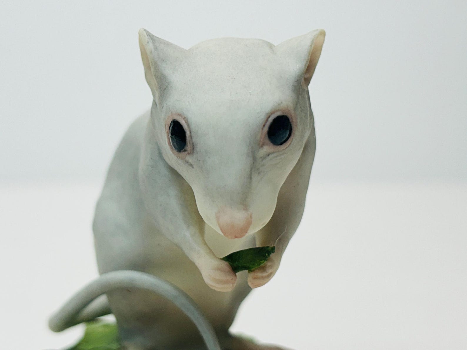 Vintage Cybis Deer Mouse in Clover Musha Porcelain Mouse Figurine 1970 ...