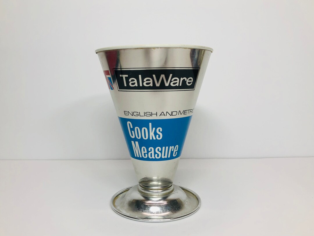 Tala Ware Cooks Measure Metal Cone Dry Measuring Cup Talaware Vintage ...