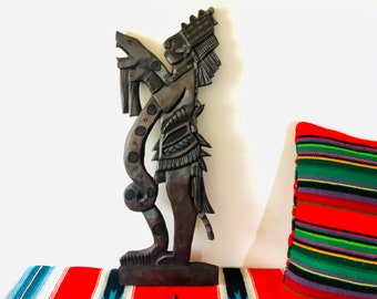 Aztec Wood Carving - Etsy