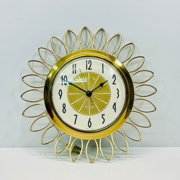 Plug in Wall Clock - Etsy