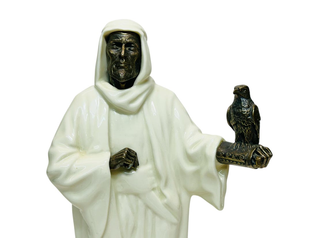 Vintage Minton the Sheikh Figurine Cast Bronze and Bone China 1978 Made ...