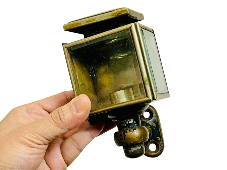 Antique Buggy Lamp: Victorian Carriage Lantern With Beveled Glass - Etsy