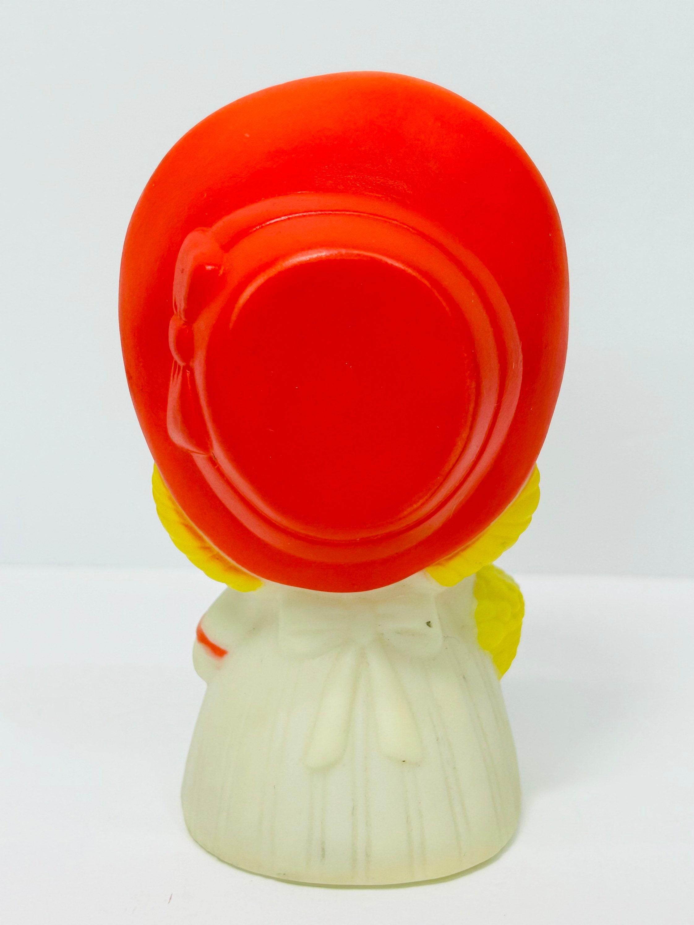 Vintage Little Girl Rubber Squeak Toy Squeeze Doll Made in - Etsy