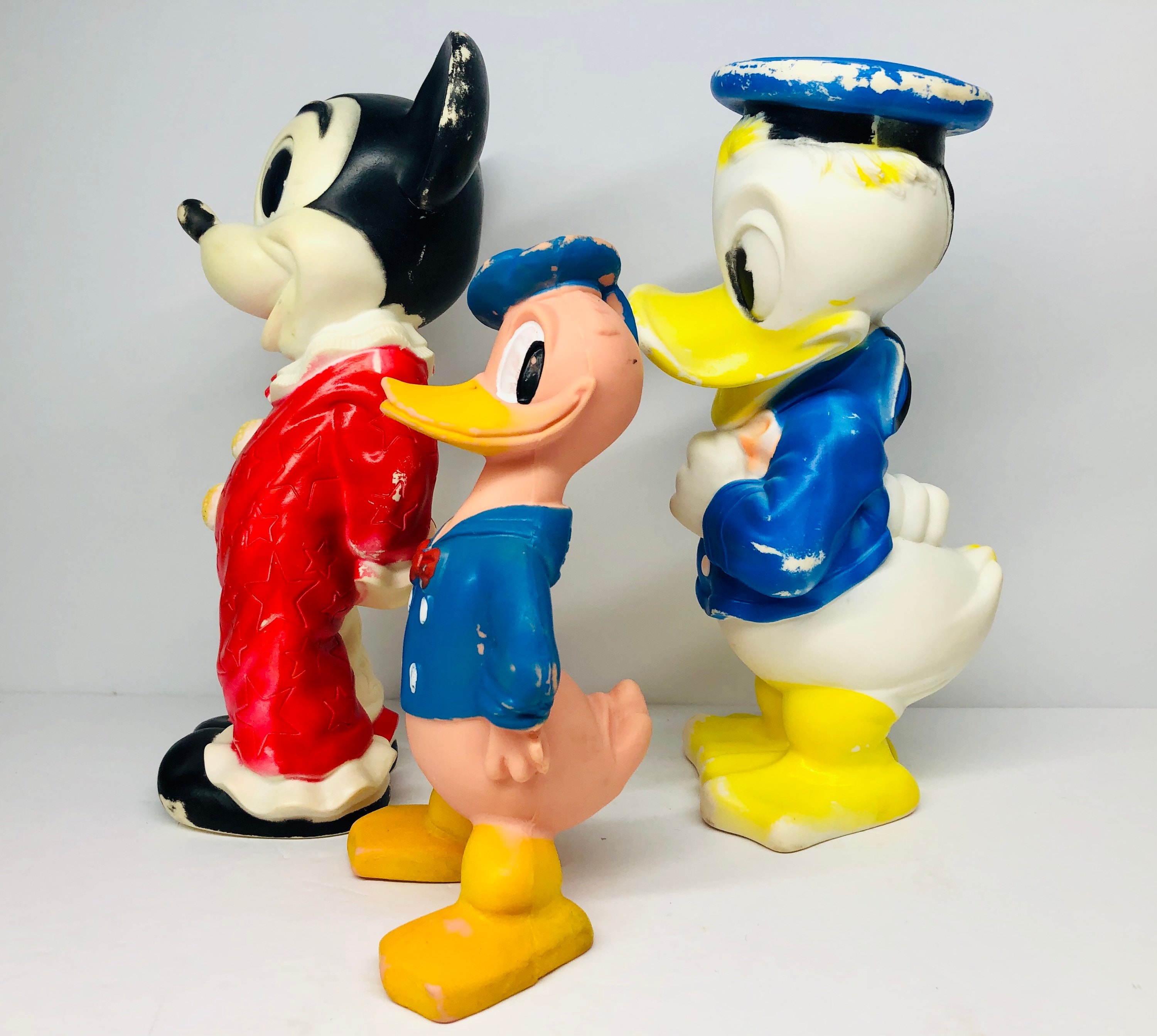 Vintage Mickey Mouse Donald Duck Rubber Toys Disney SOLD - Etsy UK