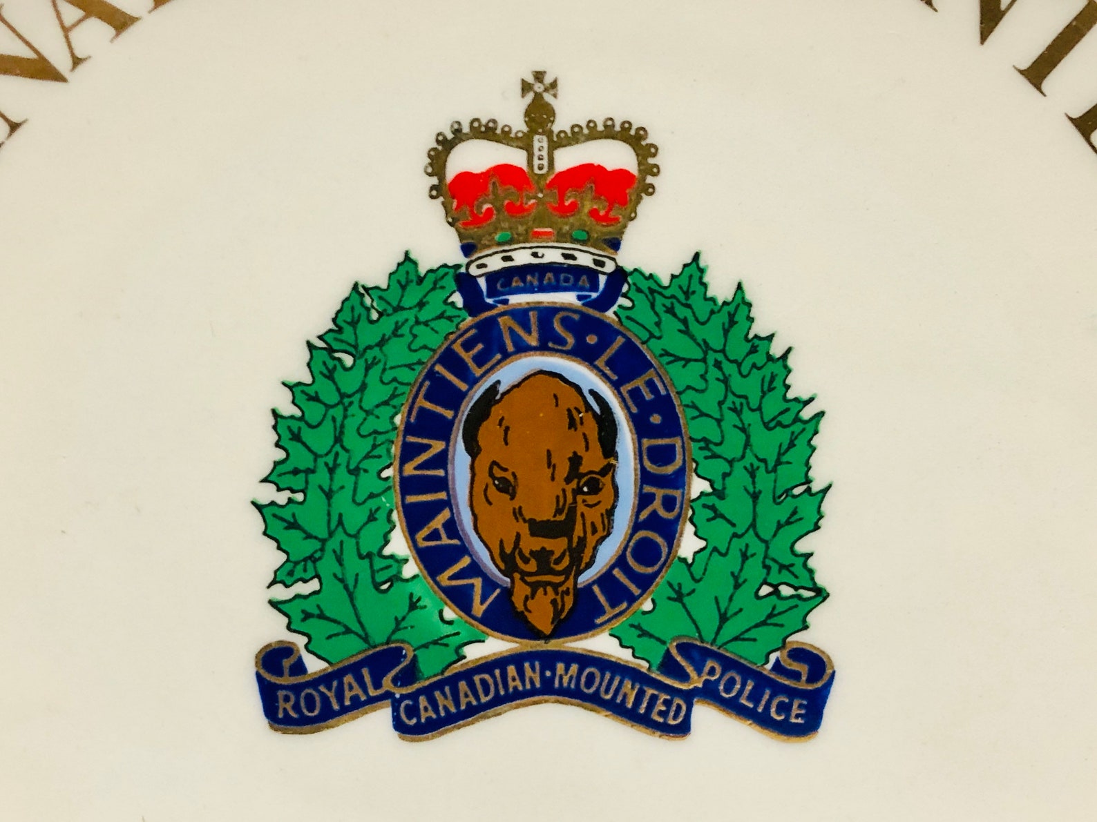 Vintage RCMP Centennial Commemorative 1973 Wall Plate Royal - Etsy