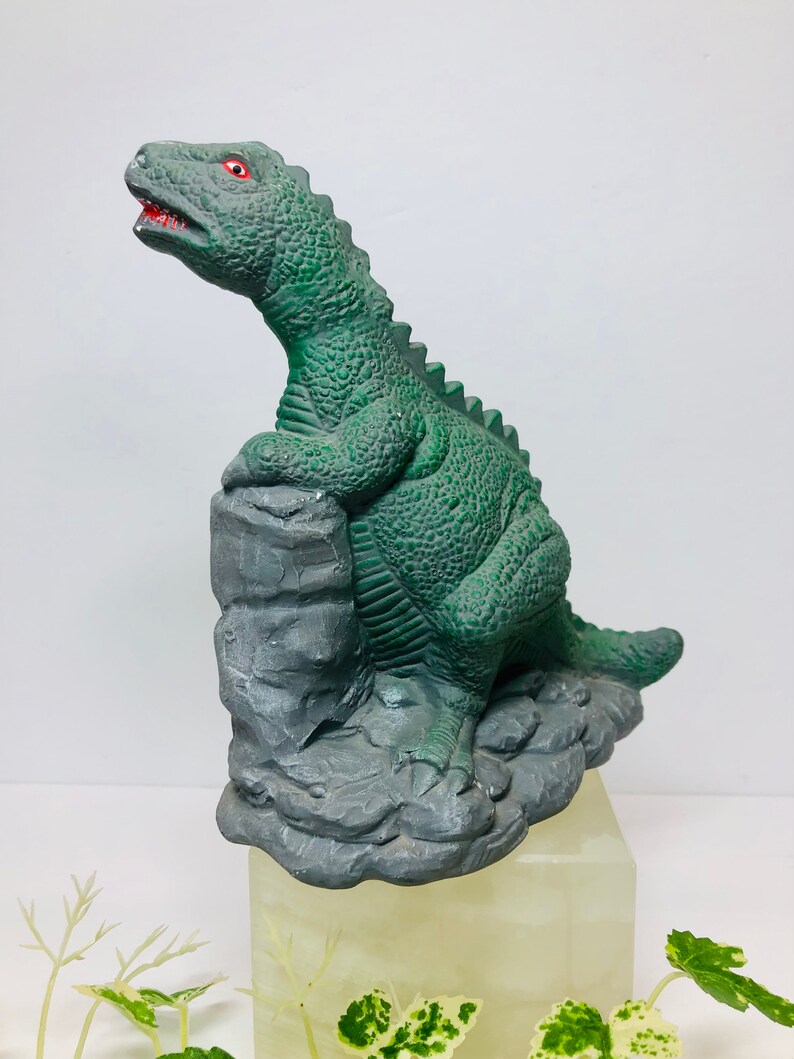Vintage Ceramic Godzilla Figurine 1980's Monster Lizard | Etsy