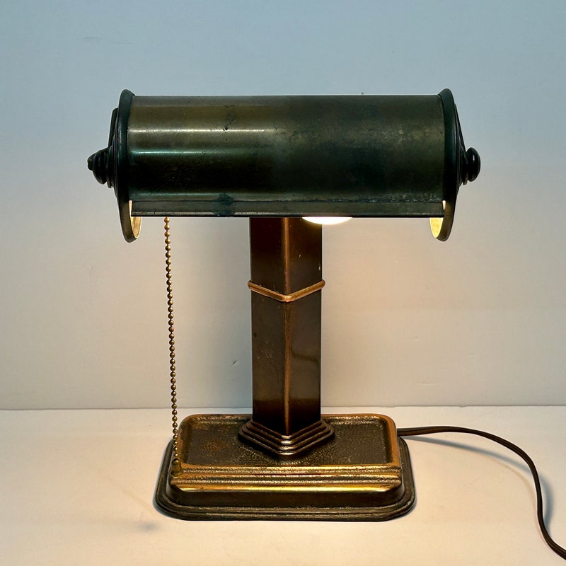 Bankers Lamp - Etsy