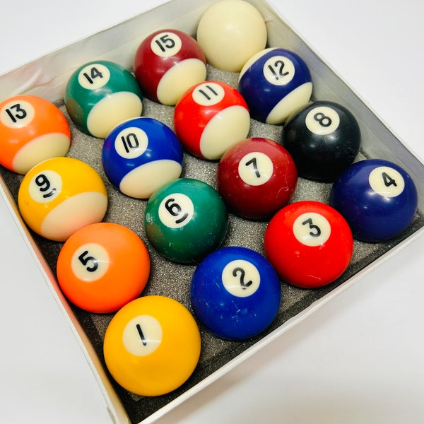 Vintage Pool Balls - Etsy