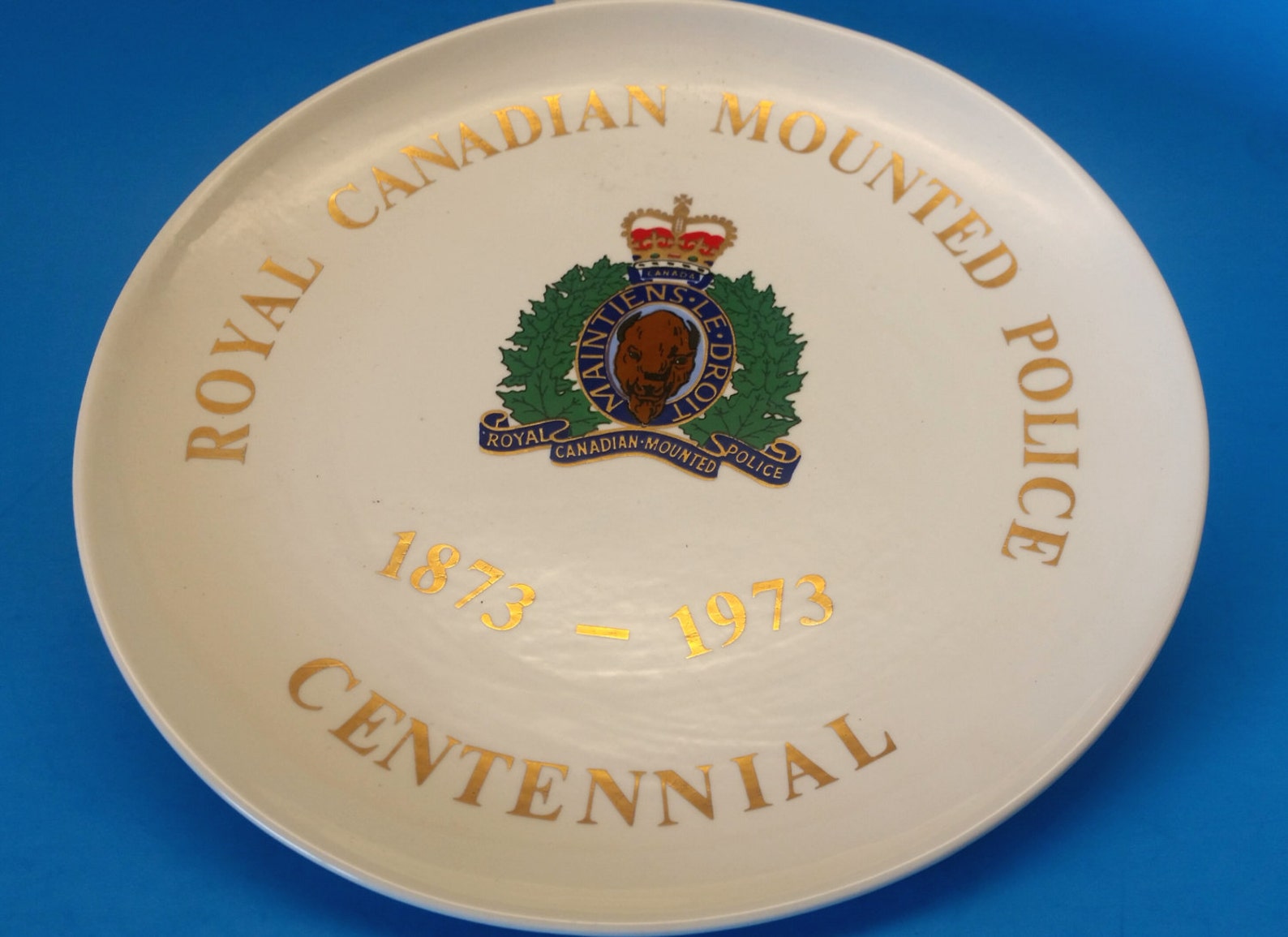 Vintage RCMP Centennial Commemorative 1973 Wall Plate Royal - Etsy