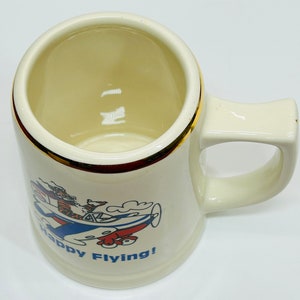 Vintage Esso Exxon Aviation Mug RARE Esso Tiger Advertising Happy ...