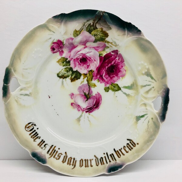 Give Us This Day Our Daily Bread Vintage Plate - Etsy