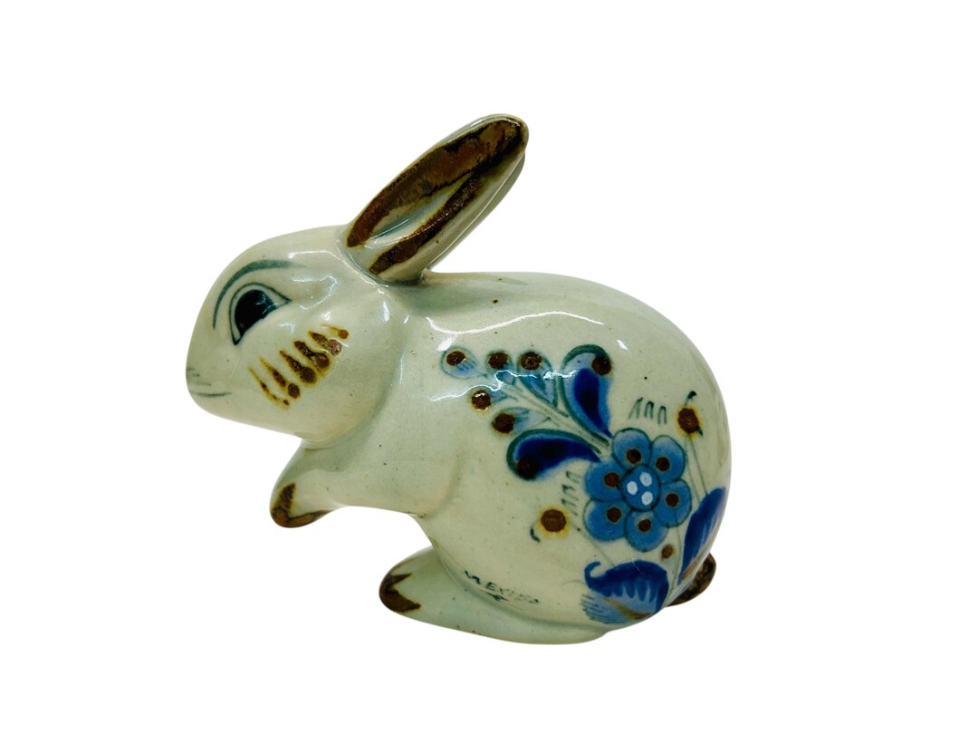 Vintage Erandi Tonala Pottery Lapin Figurine Poterie Mexicaine ...