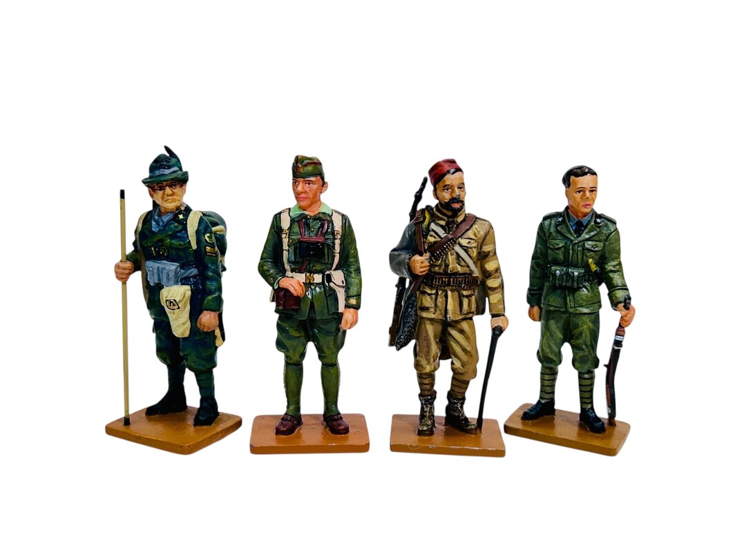 Set of 4 Del Prado Collection Diecast Metal Toy Soldiers Sergeant of ...