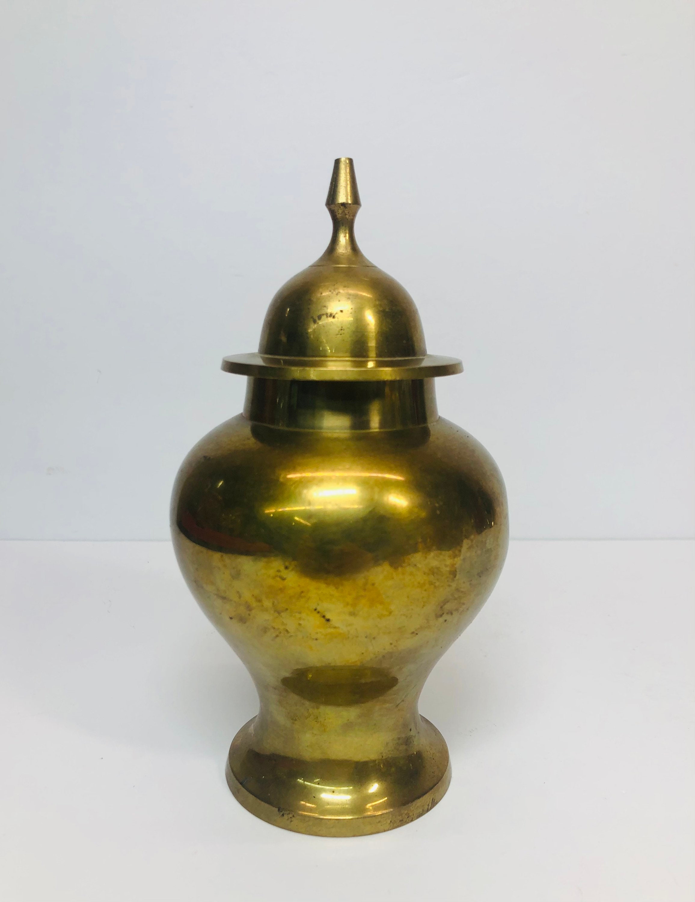 Home Décor Vases Simple Vintage Brass Ginger Jar Ginger Brass Extra ...