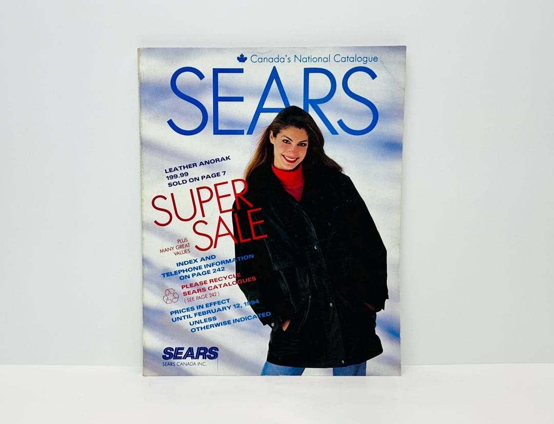 Vintage 1993 Sears Canada Catalog 90s Fashion Advertising Electronics ...