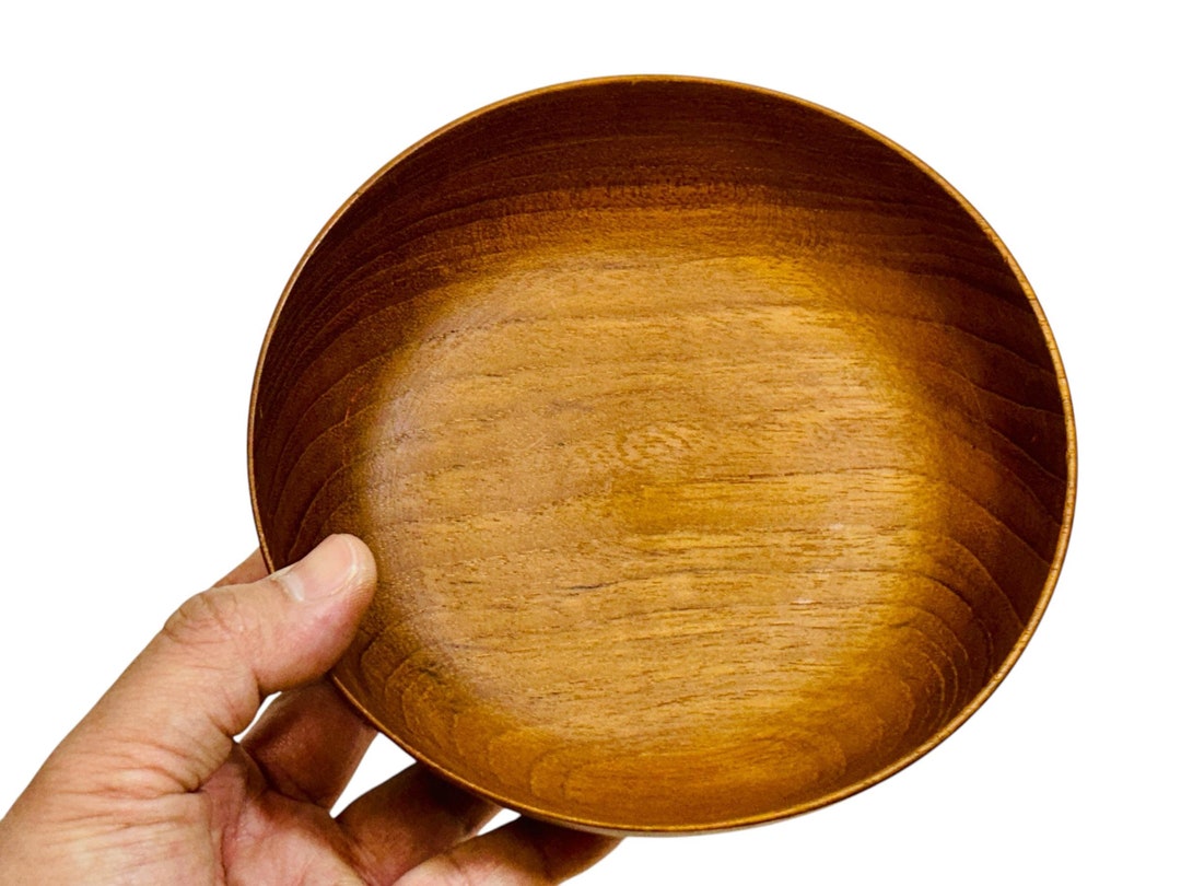 Mid Century S&K Holboll Denmark Teak Wood Bowl Catch All Danish Modern ...
