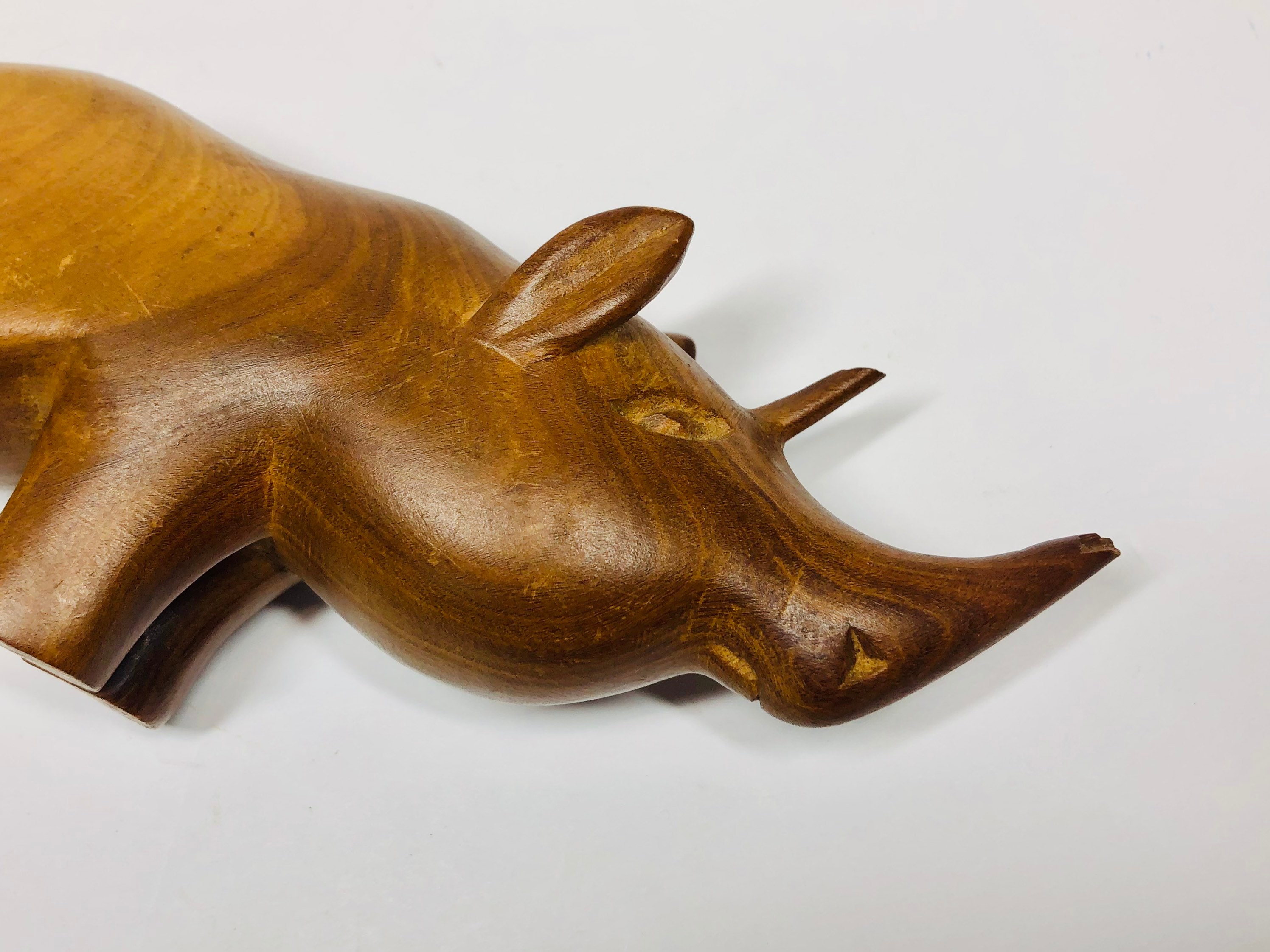 Vintage Rhinocéros en bois Sculpture sur bois Rhino Boho Boho - Etsy Canada