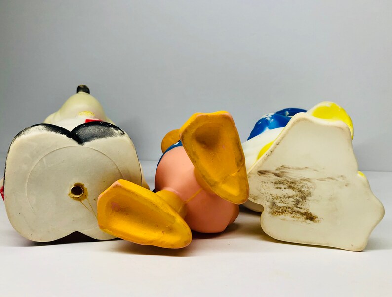 Vintage Mickey Mouse Donald Duck Rubber Toys Disney SE VENDE - Etsy España