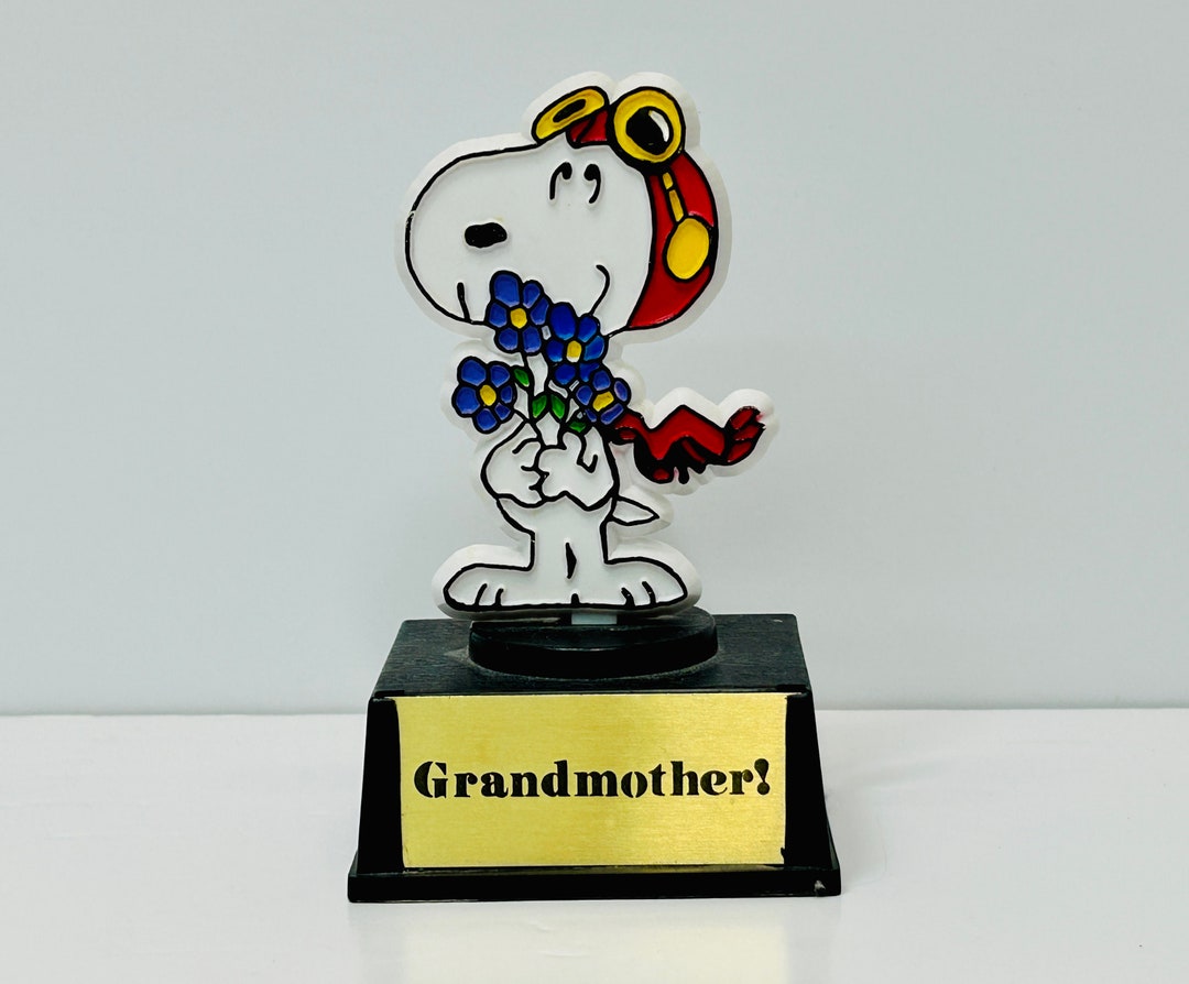 Vintage 1965 Aviva Snoopy Red Baron Flying Ace Grandmother - Etsy