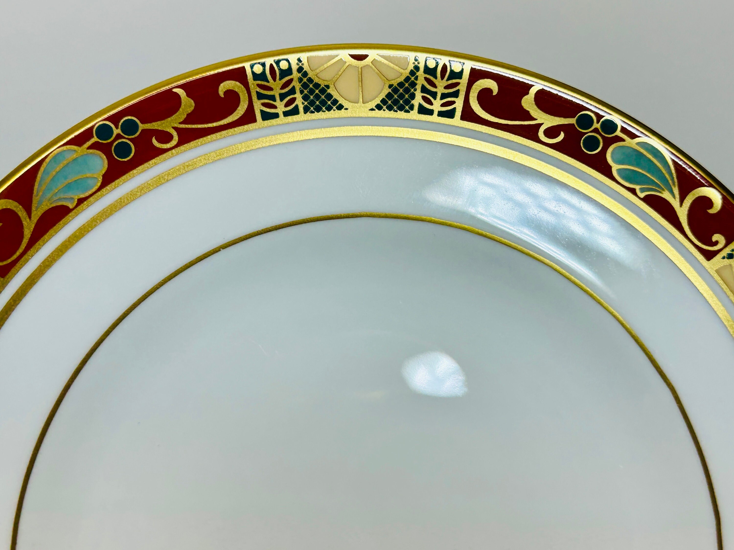 Royal Crown Derby Cloisonne Bread and Butter Plates Set of Four 6 1/4 ...