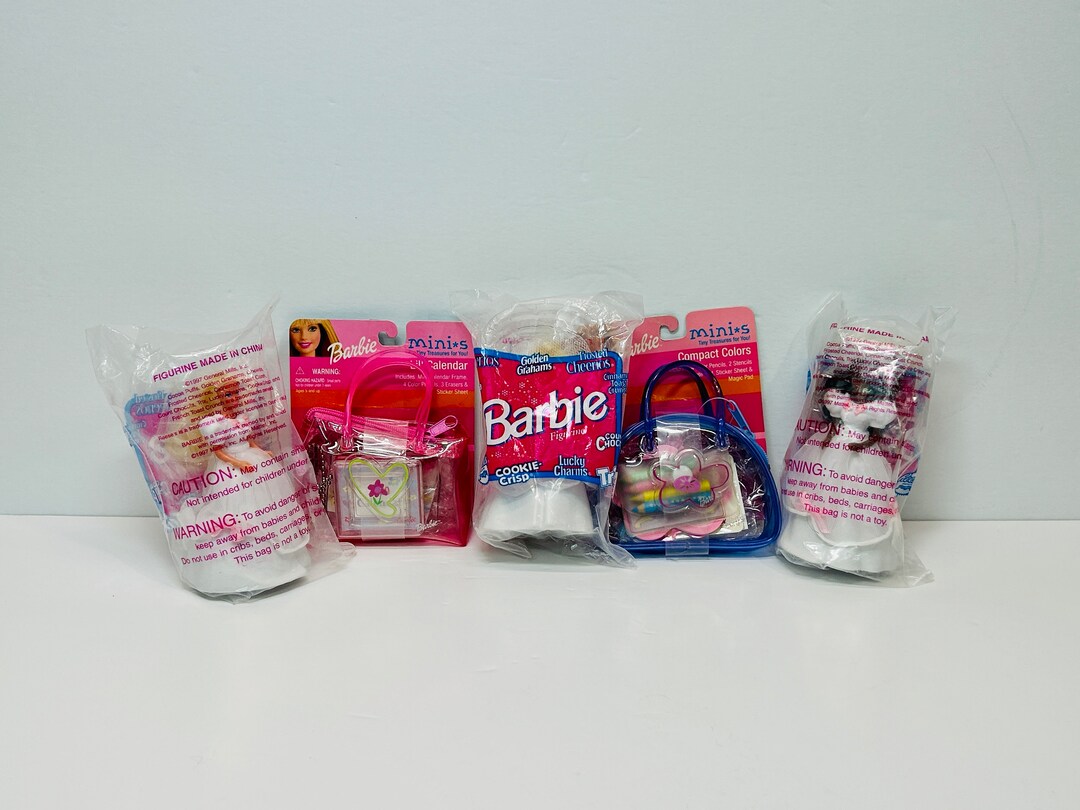 Vintage 1990s Barbie Lot Mini's Lil Calendar Compact Colors by TARA ...