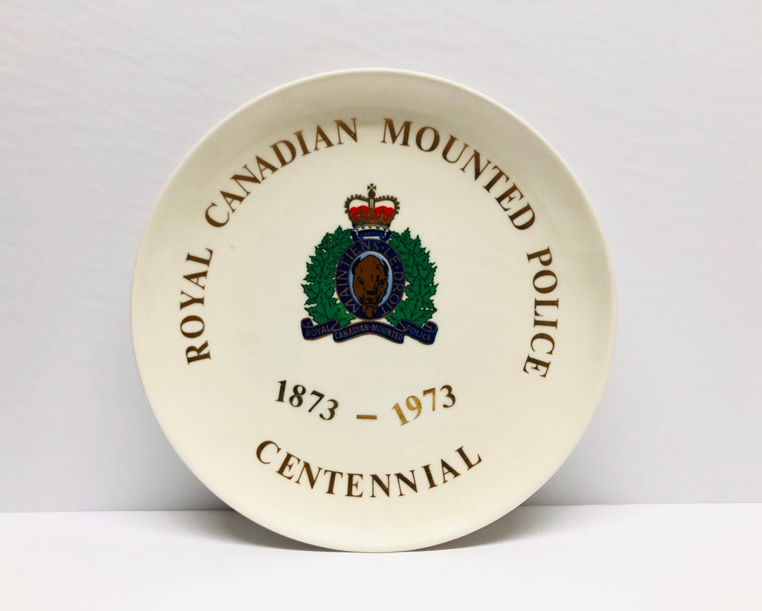 Vintage RCMP Centennial Commemorative 1973 Wall Plate Royal Canadian ...