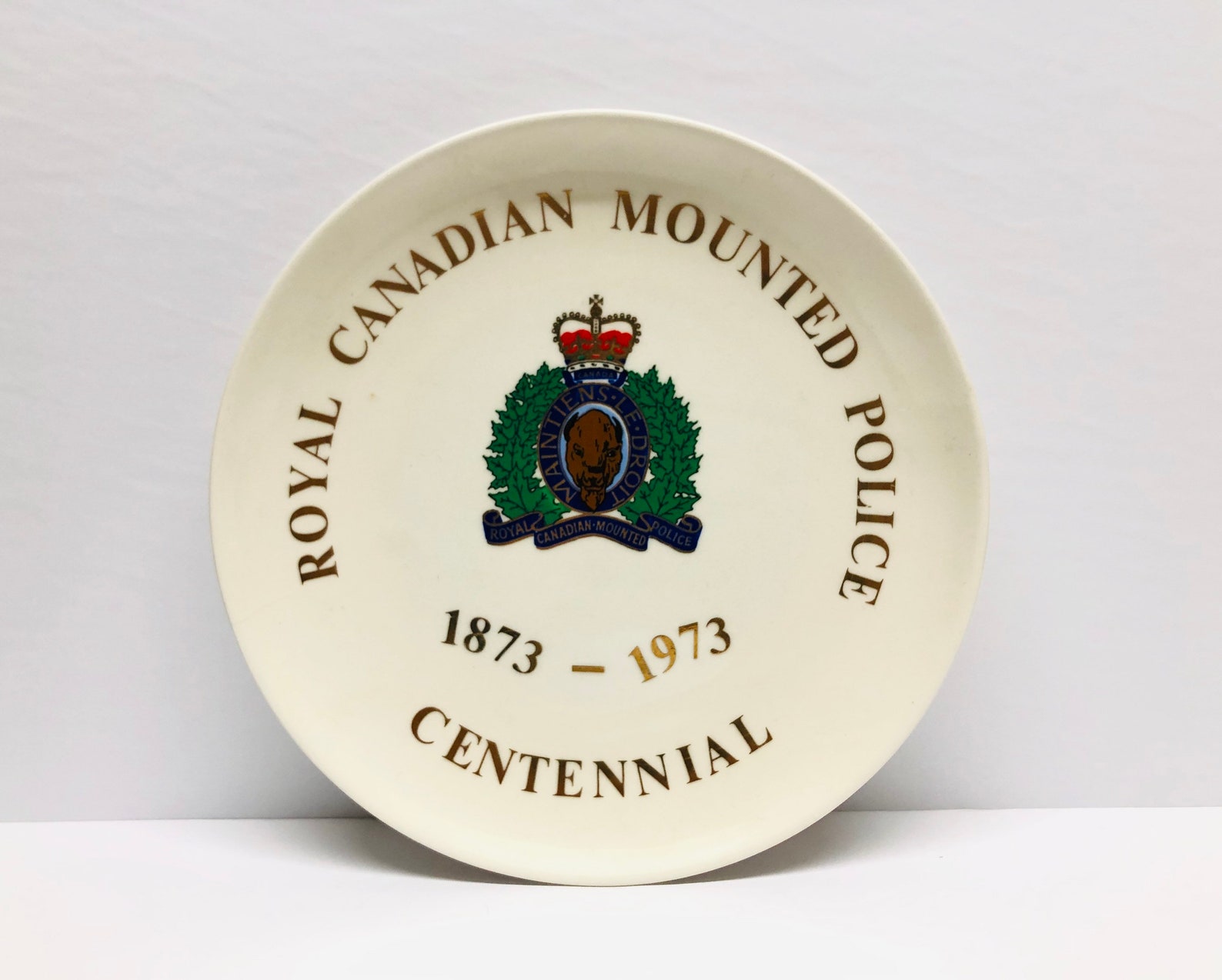 Vintage RCMP Centennial Commemorative 1973 Wall Plate Royal - Etsy