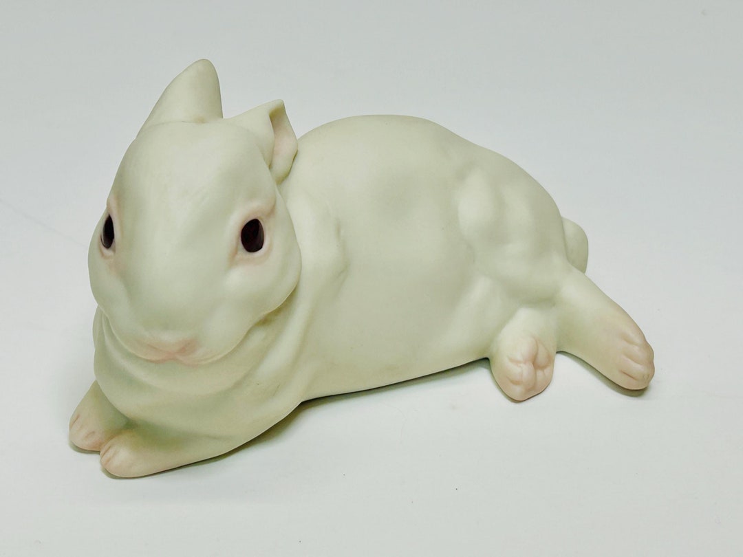 Vintage Cybis Jelly Bean Porcelain Bunny Rabbit Figurine Made in USA - Etsy