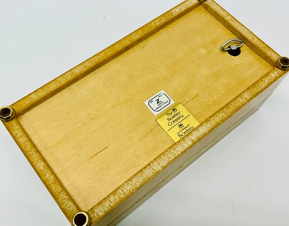 Vintage The Bombay Company Wood Music Jewelry Box Van… - Gem