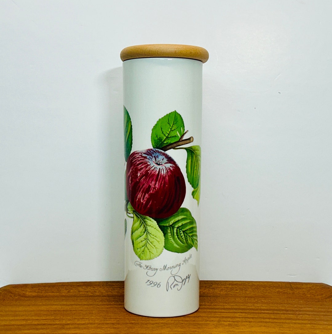 RARE Signed Ron Joyce Portmeirion Pomona Spaghetti Jar 1996 Christmas ...