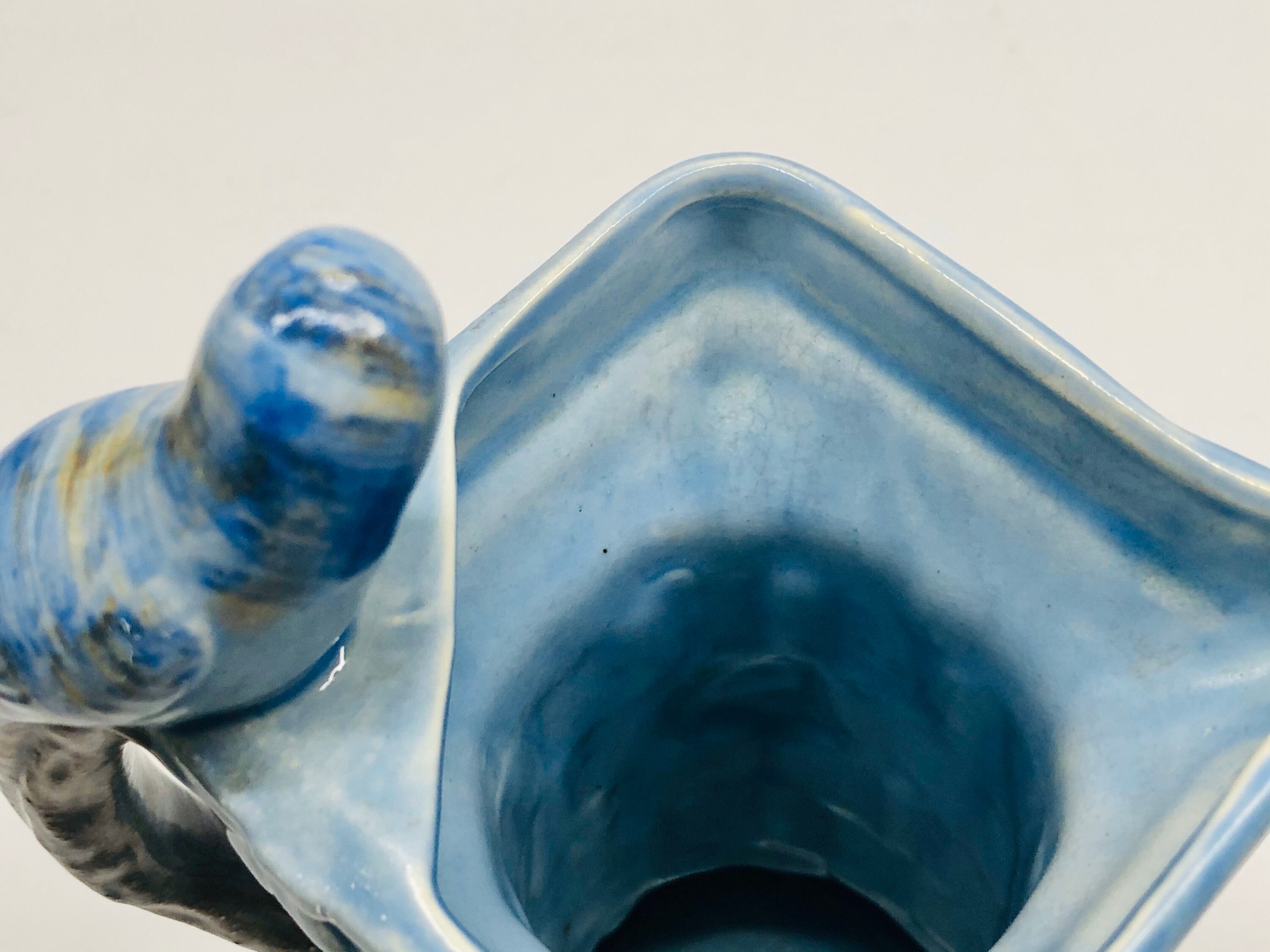 Vintage Blue Wade Budgerigar Bird Handle Pitcher Jug Vase | Etsy