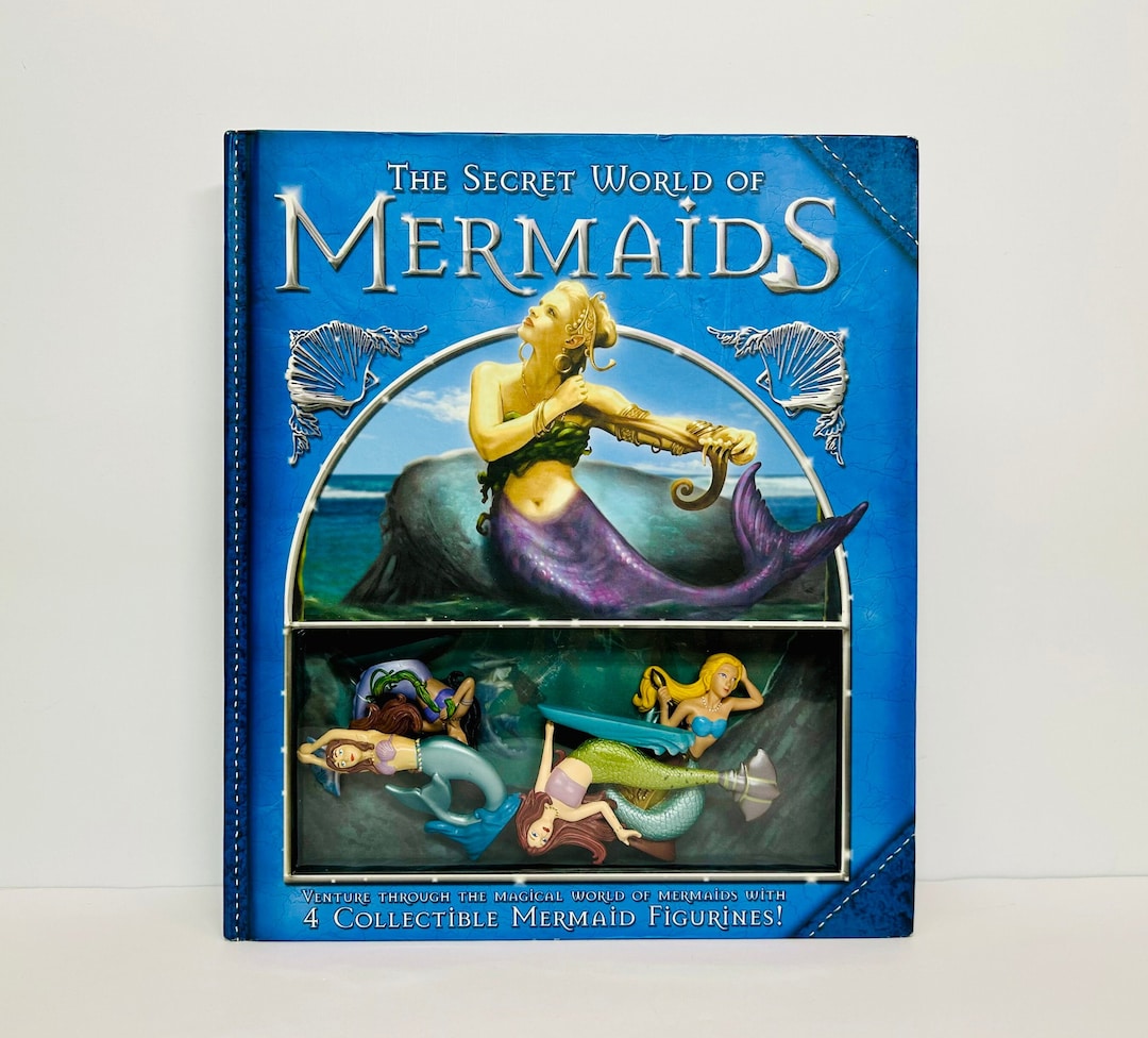 The Secret World of Mermaids Book With Four Mermaid Figurines by ...
