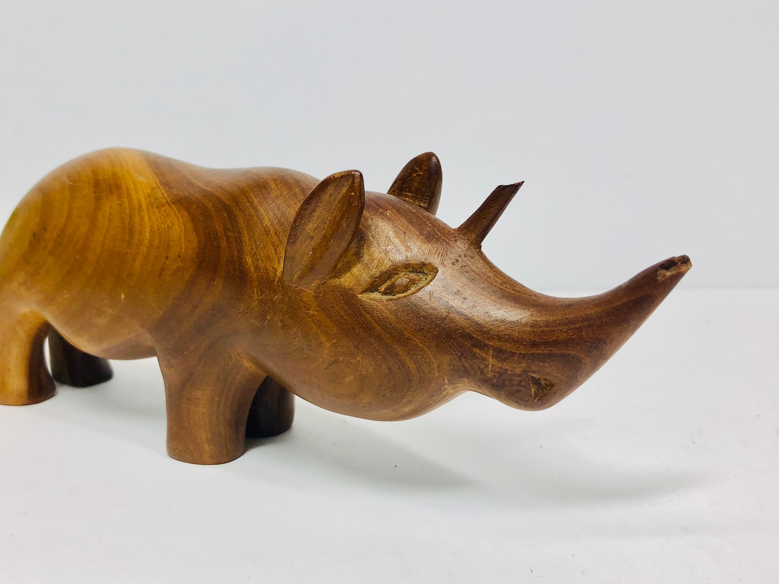 Vintage Rhinocéros en bois Sculpture sur bois Rhino Boho Boho - Etsy Canada